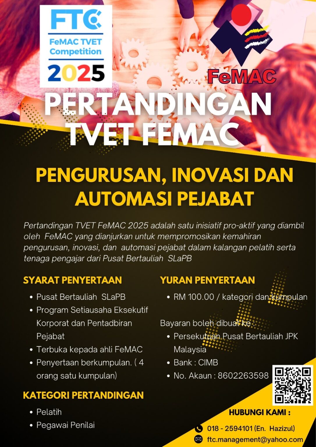 Pertandingan TVET FeMAC - Pengurusan, Inovasi dan Automasi Pejabat ...